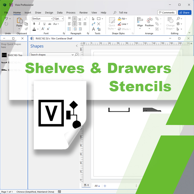 Accessories & Hardware Visio Stencils